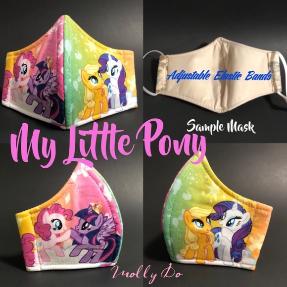 Hand Crafted | Accessories | My Little Pony Kids Face Mask | Poshmark